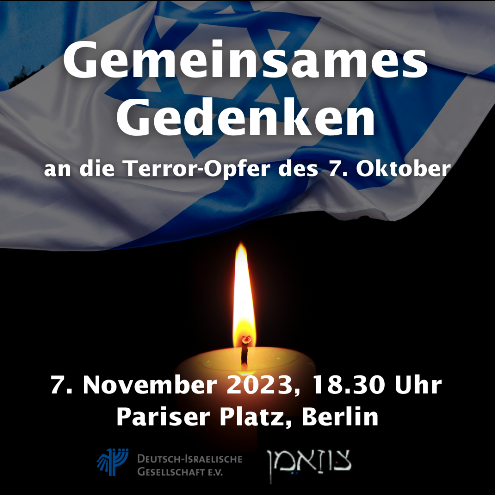 Gemeinsames Gedenken an die Opfer der islamistischen Terrorattacken auf ...